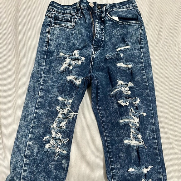 Buckle | Jeans | Dark Blue Ripped Skinny Jeans | Poshmark